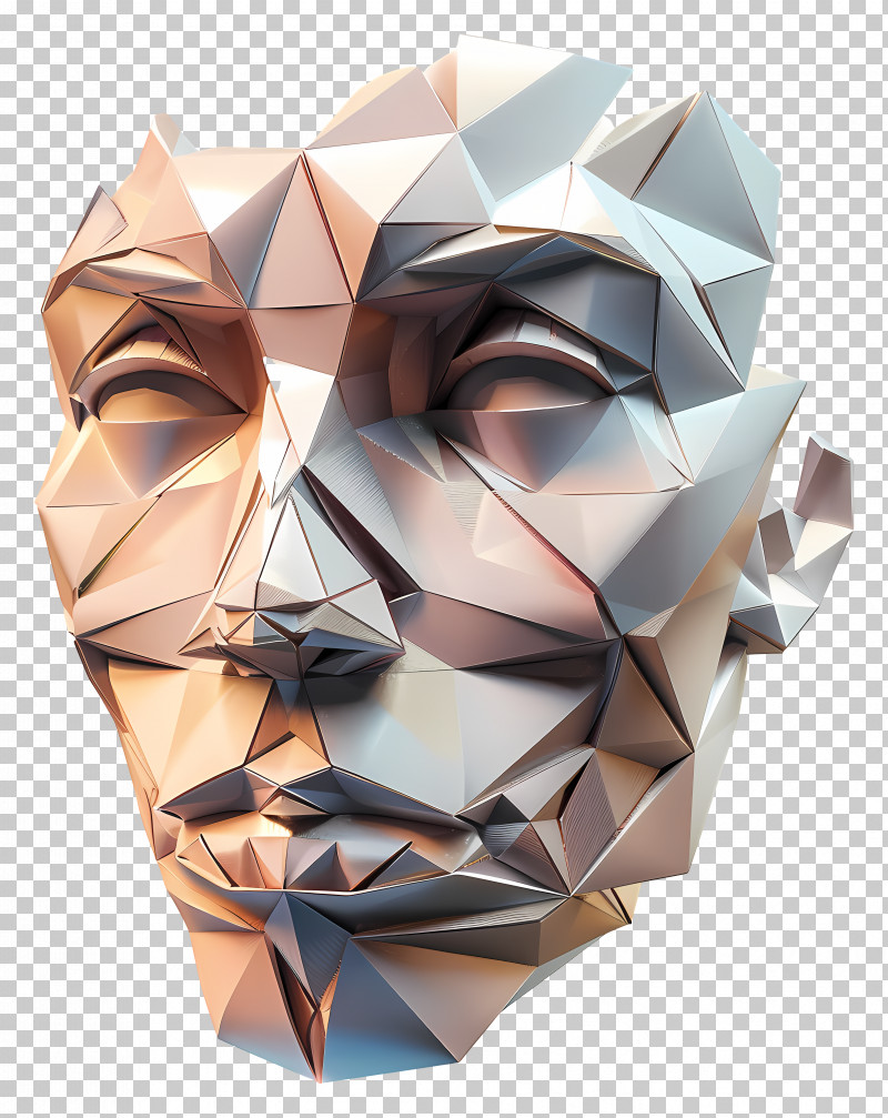Man Face Geometric Face Sculpture Png Clipart Abstract Design Geometric Geometric Face