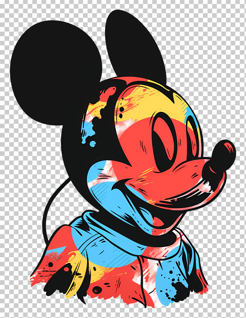 Mickey Mouse - Colorful Cartoon Mouse Illustration PNG, Clipart, Art ...