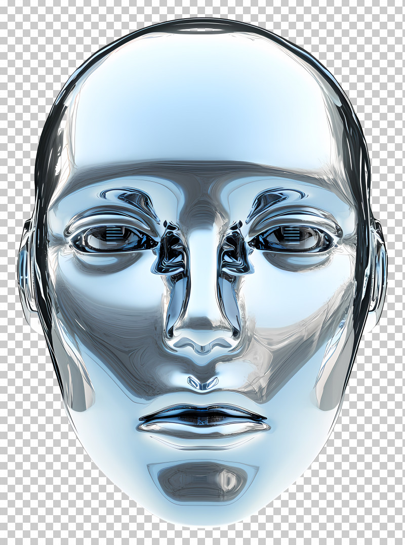 Robot Face - Futuristic Metallic Face PNG, Clipart, Abstract ...
