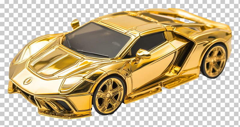 Golden Car - Luxury Gold Car Model PNG, Clipart, Automobile, Automobile ...