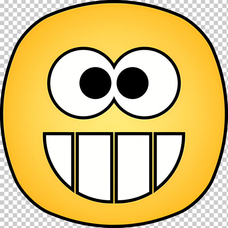 Grimacing Face Emoji - Grinning Yellow Smiley Face Emoji PNG, Clipart ...