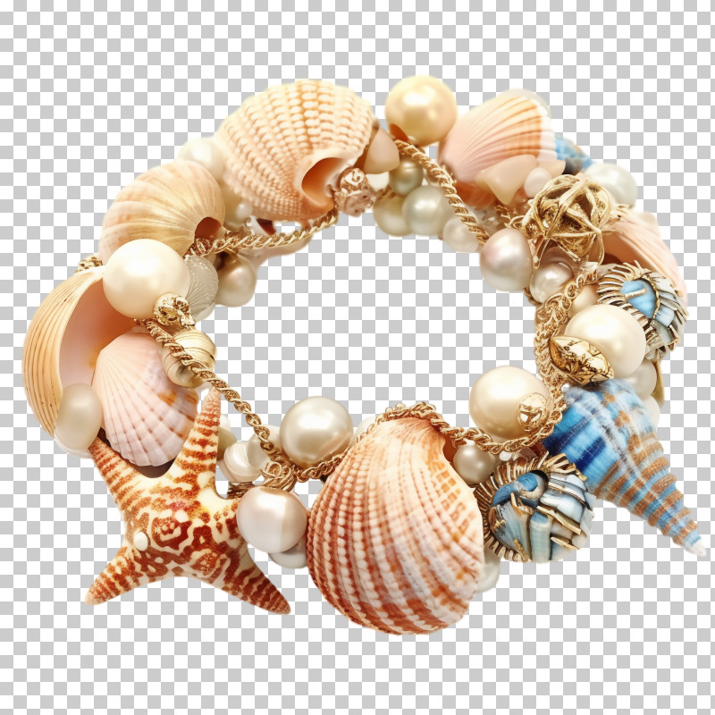 Seashell Frame - Seashell And Pearl Bracelet PNG, Clipart, Accessory ...
