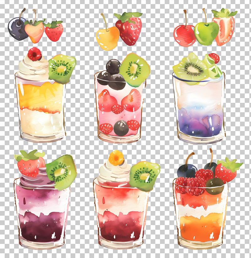 Desserts - Colorful Fruit Desserts In Cups PNG, Clipart, Colorful, Cups ...
