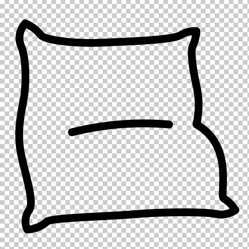 Pillow - Simple Outline Of A Pillow PNG, Clipart, Bed Accessory, Bed ...