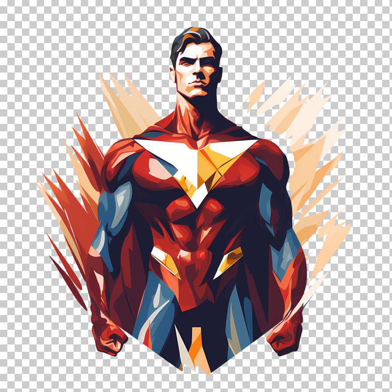 Heroes Day - Powerful Superhero In Action PNG, Clipart, Cape, Costume ...