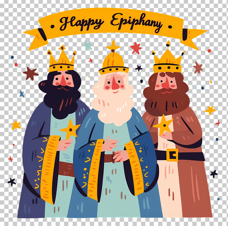 Happy Epiphany - Three Kings For Epiphany Celebration PNG, Clipart ...