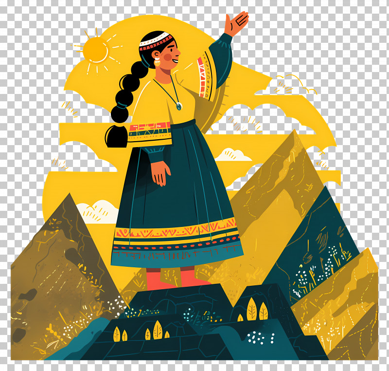 Inca Woman - Traditional Dress Illustration PNG, Clipart, Costume ...