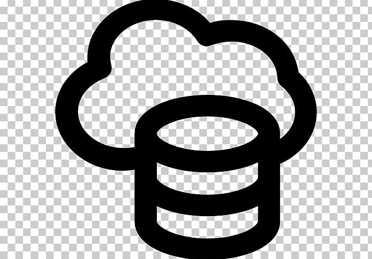 Cloud Computing Cloud Storage Computer Icons Cloud Database PNG, Clipart, Area, Black And White ...