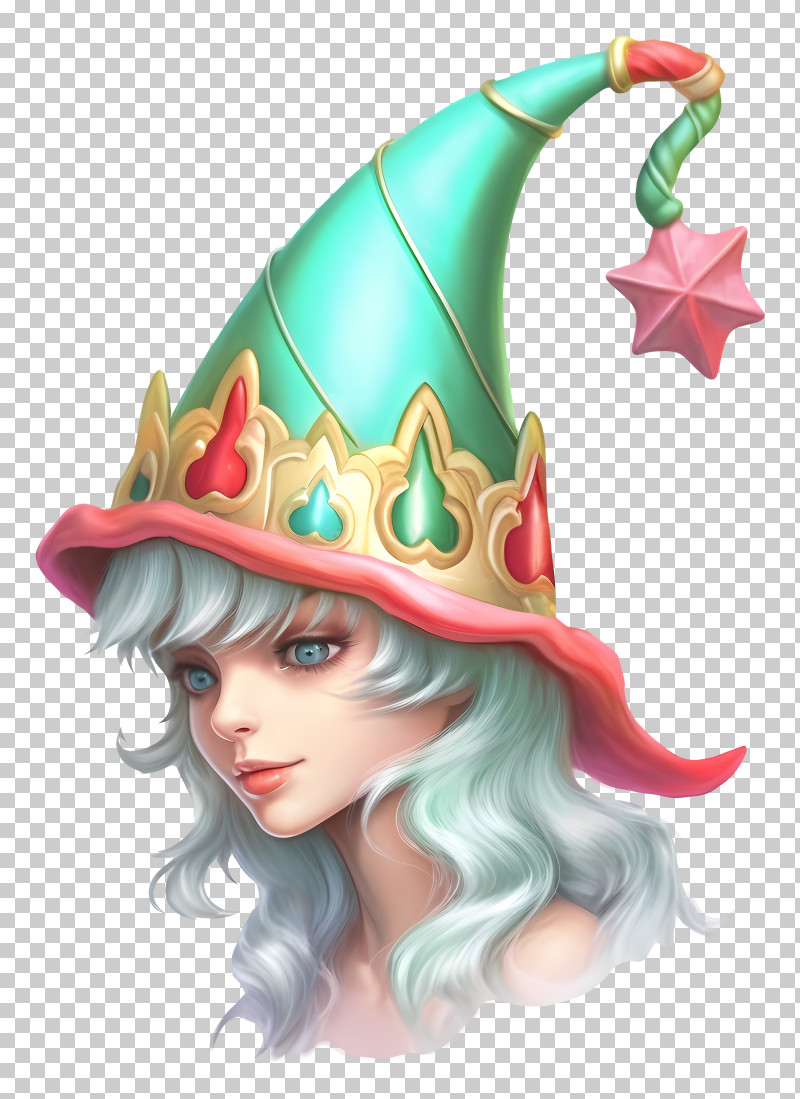 Woman - Girl With Wizard Hat In Fantasy Style PNG, Clipart, Character ...