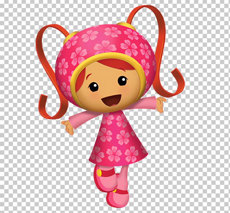 Team Umizoomi - Animated Girl In Pink Floral Outfit PNG, Clipart ...