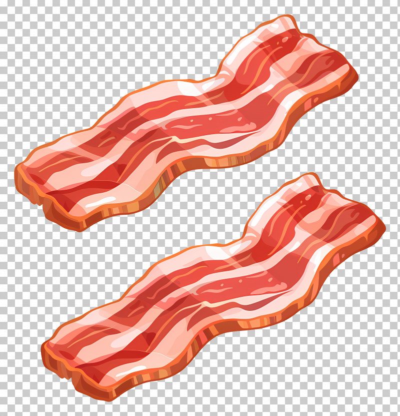 Bacon - Illustration Of Crispy Bacon Slices PNG, Clipart, Bacon, Bacon ...