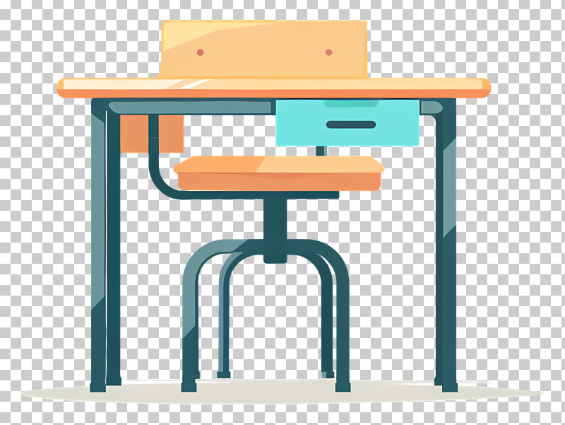 Classroom Desk - School Desk And Chair Illustration PNG, Clipart ...