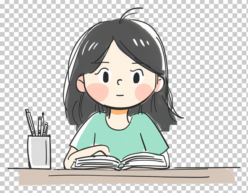 Coaching Student - Girl Writing In Notebook PNG, Clipart, Coaching ...