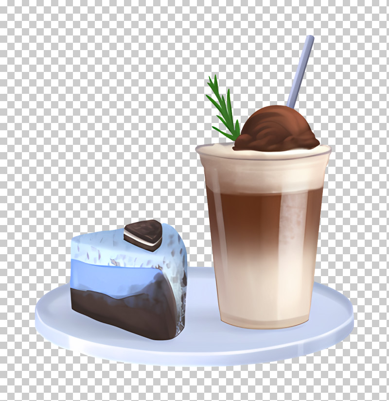 Milkshake - Cake And Coffee On Plate PNG, Clipart, Cake, Coffee ...