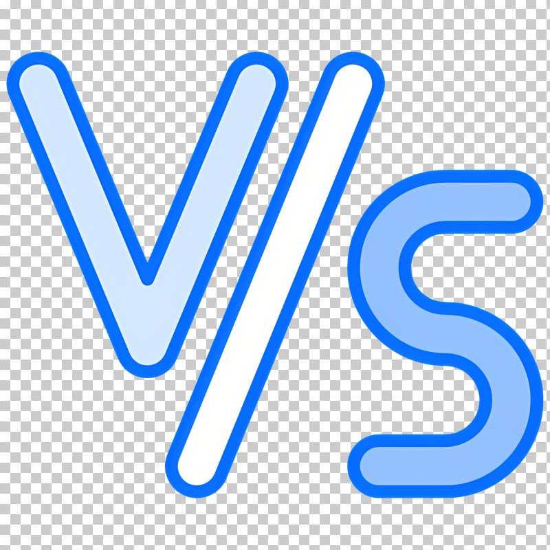 Vs Logo - Blue VS Symbol PNG, Clipart, Blue, Comparison, Contrast, Icon, Symbol Free PNG Download