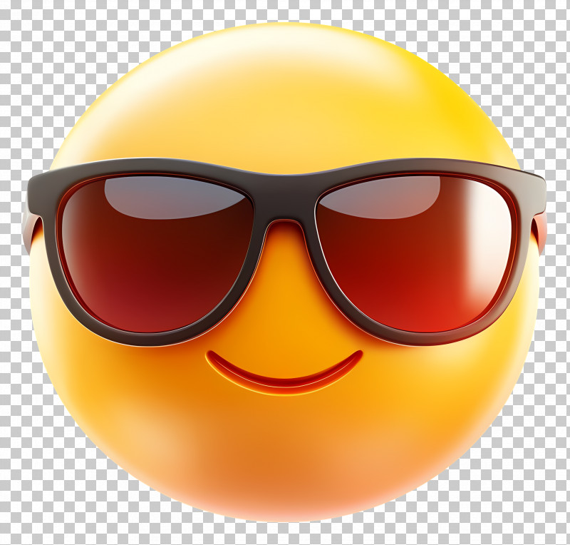 Sunglasses Emoji - Smiley Face With Sunglasses Design PNG, Clipart ...