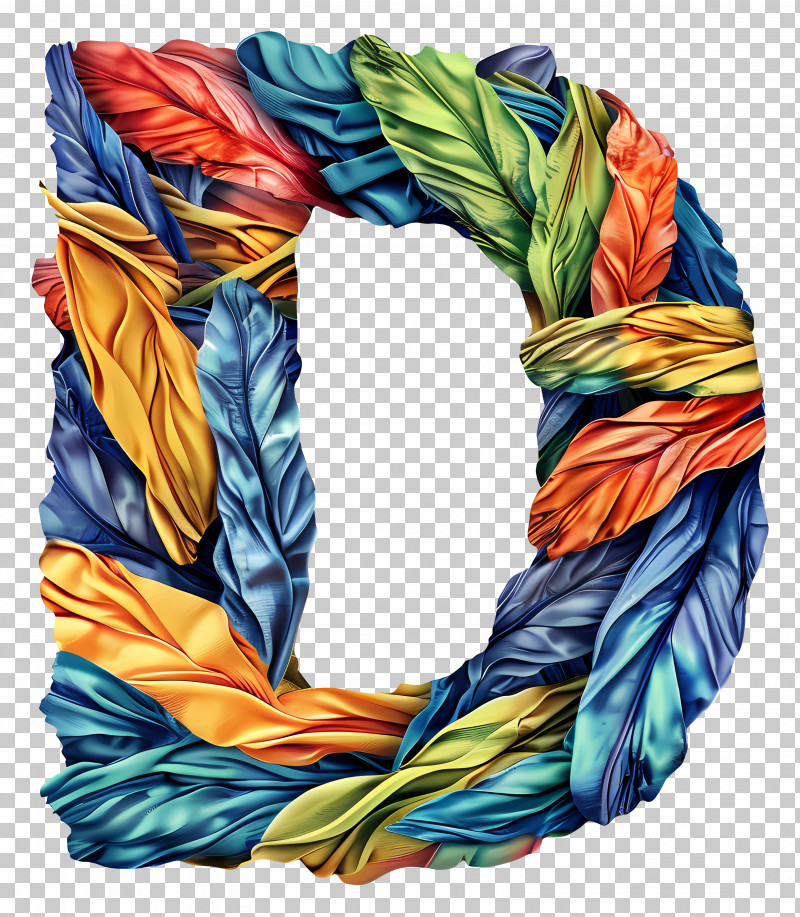 Letter D - Colorful Feather Letter D PNG, Clipart, Alphabet, Art, Colorful, Colorful Feather ...