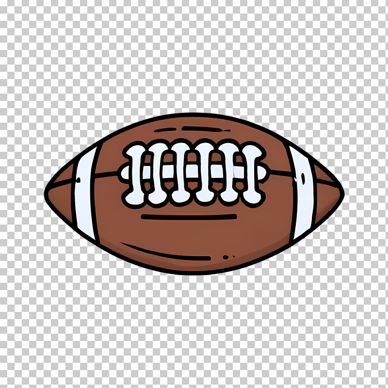 American Football - Cartoon Football Icon Illustration PNG, Clipart ...