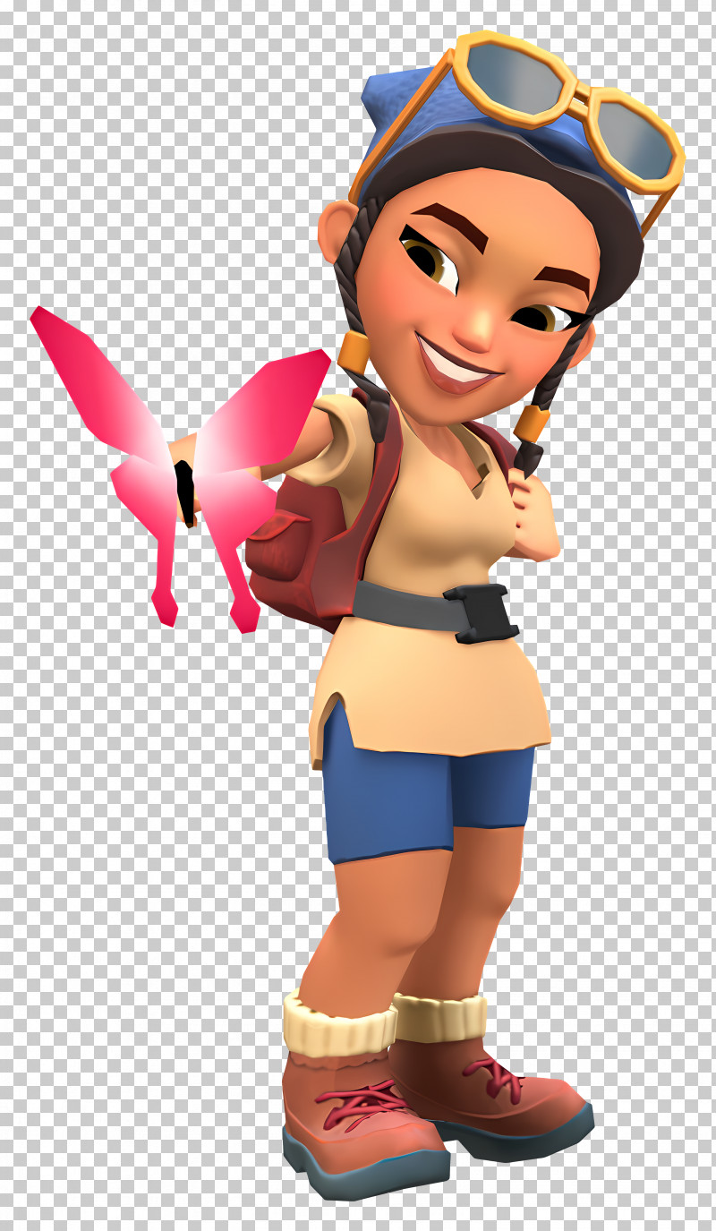 Subway Surfers - Explorer Girl With Butterfly PNG, Clipart, Adventure ...