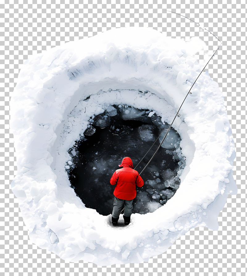Winter Fishing - Person Ice Fishing In Winter PNG, Clipart, Cold, Ice ...