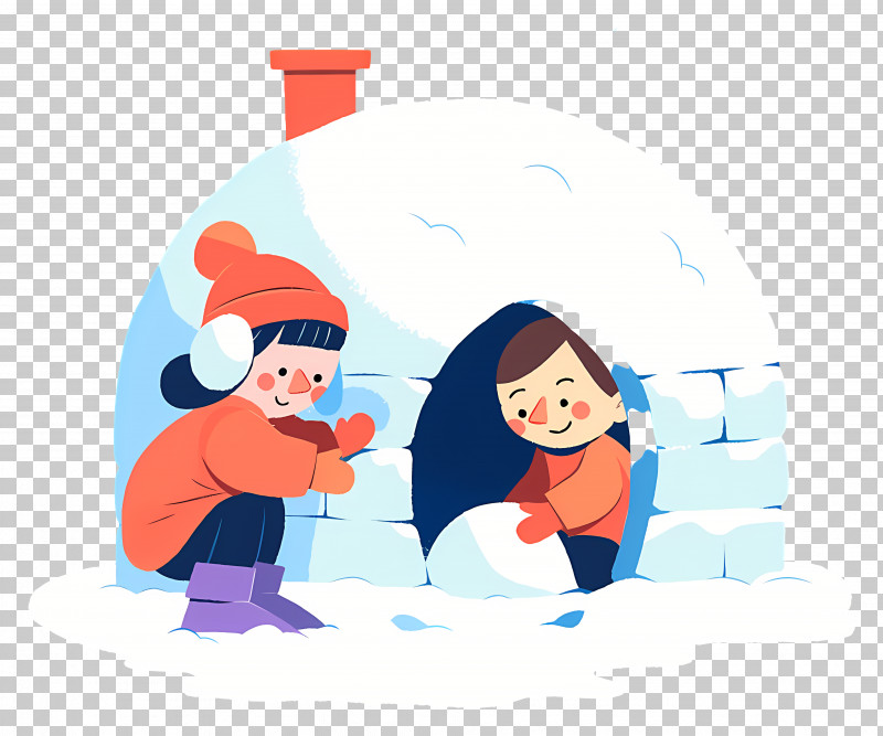 Children Building Igloo - Kids Making An Igloo PNG, Clipart, Children ...