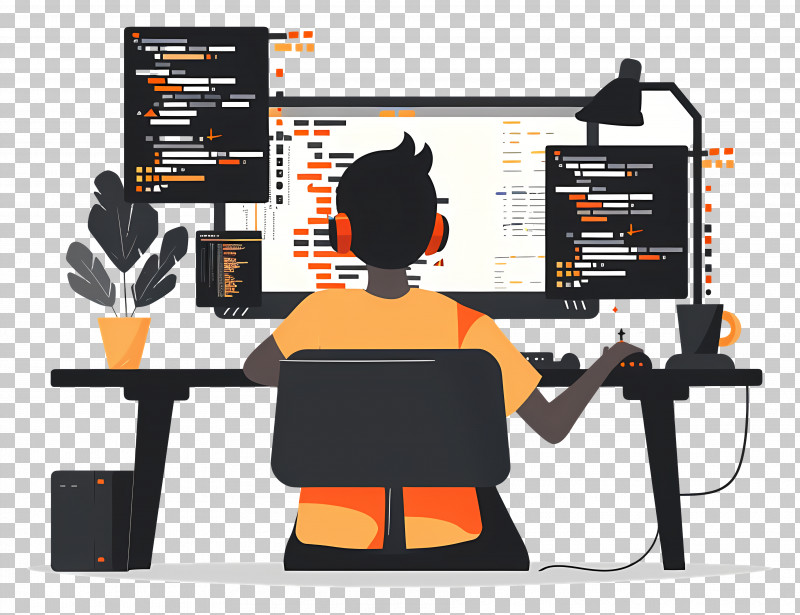Programmer Coding - Developer Working At Desk PNG, Clipart, Coding ... Programmer Coding - Developer Working At Desk PNG, Clipart, Coding ...