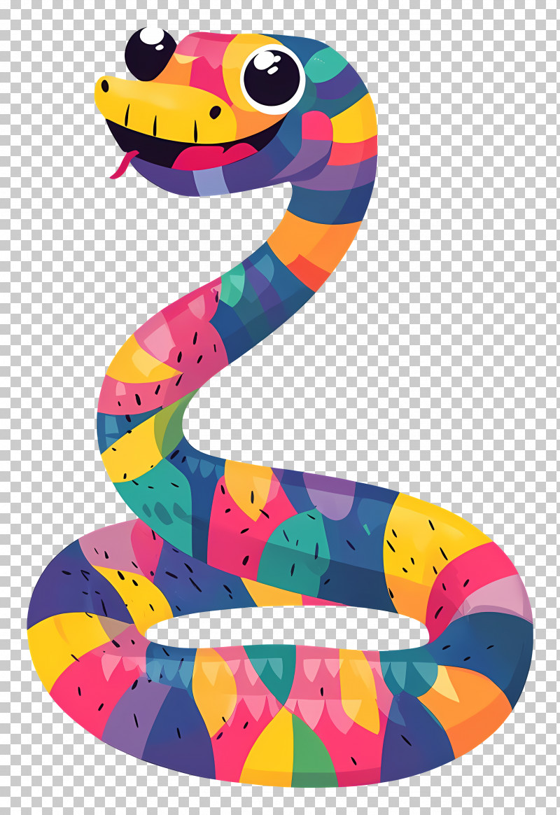 Cartoon Snake - Colorful Snake Cartoon Illustration PNG, Clipart ...