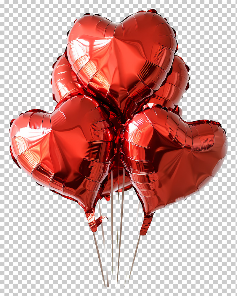 Heart Balloon - Red Heart Shaped Balloons PNG, Clipart, Celebration, Festive, Heart Balloon ...