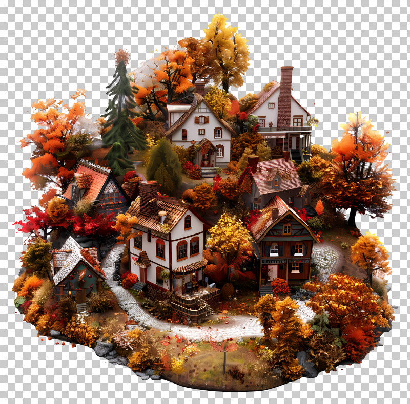 Autumn Village - Charming Autumn Village PNG, Clipart, Autumn, Autumn ...