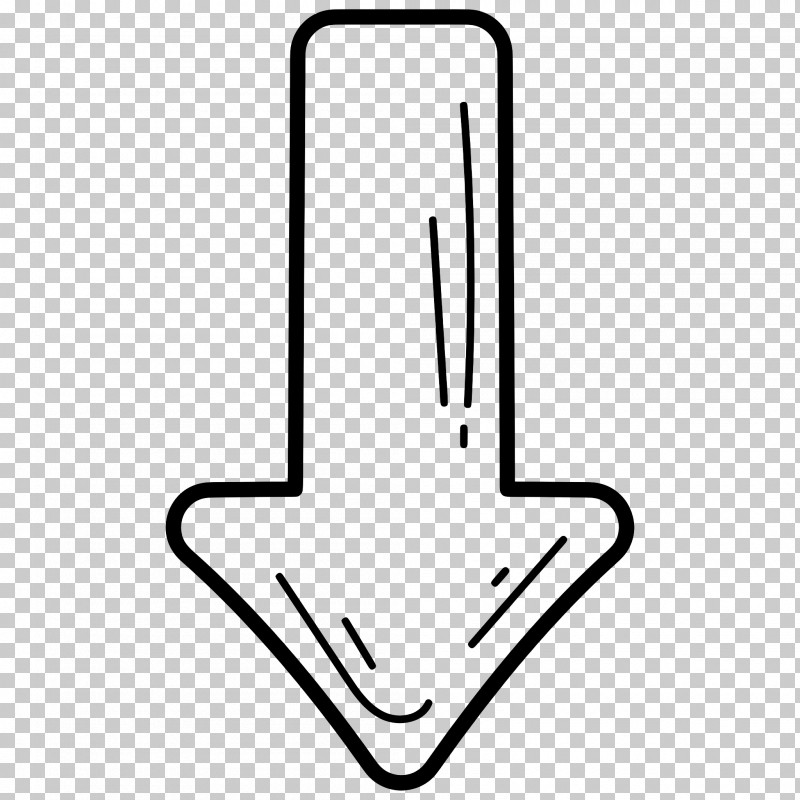 Down Arrow - Downward Pointing Arrow PNG, Clipart, Arrow, Black And White Arrow, Desktop ...