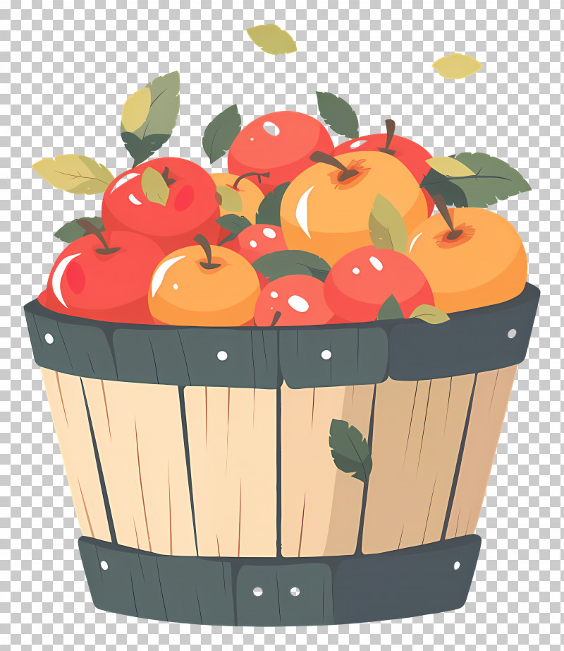Bushel - Wooden Barrel Filled With Juicy Red Apples PNG, Clipart, Apple ...