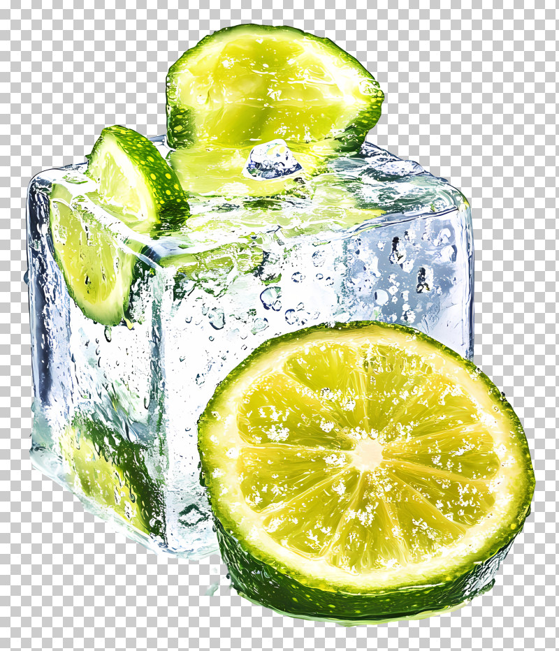 Fresh Fruit With Icecube - Lime Ice Cube With Slices PNG, Clipart, Citrus, Cold, Drink, Fresh ...