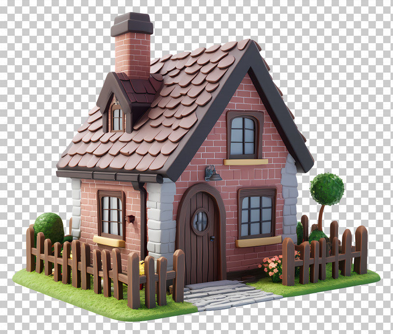 Cartoon Brick House - Small Cute Doodle House PNG, Clipart, Cartoon ...