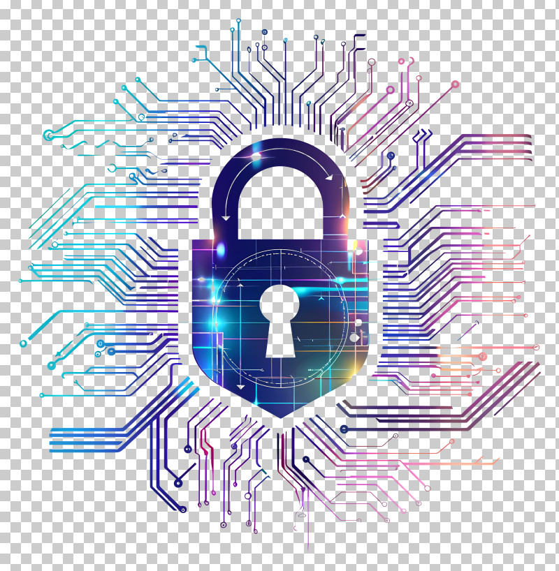 Cyber Security - Cybersecurity Digital Padlock Illustration PNG ... Cyber Security - Cybersecurity Digital Padlock Illustration PNG ...