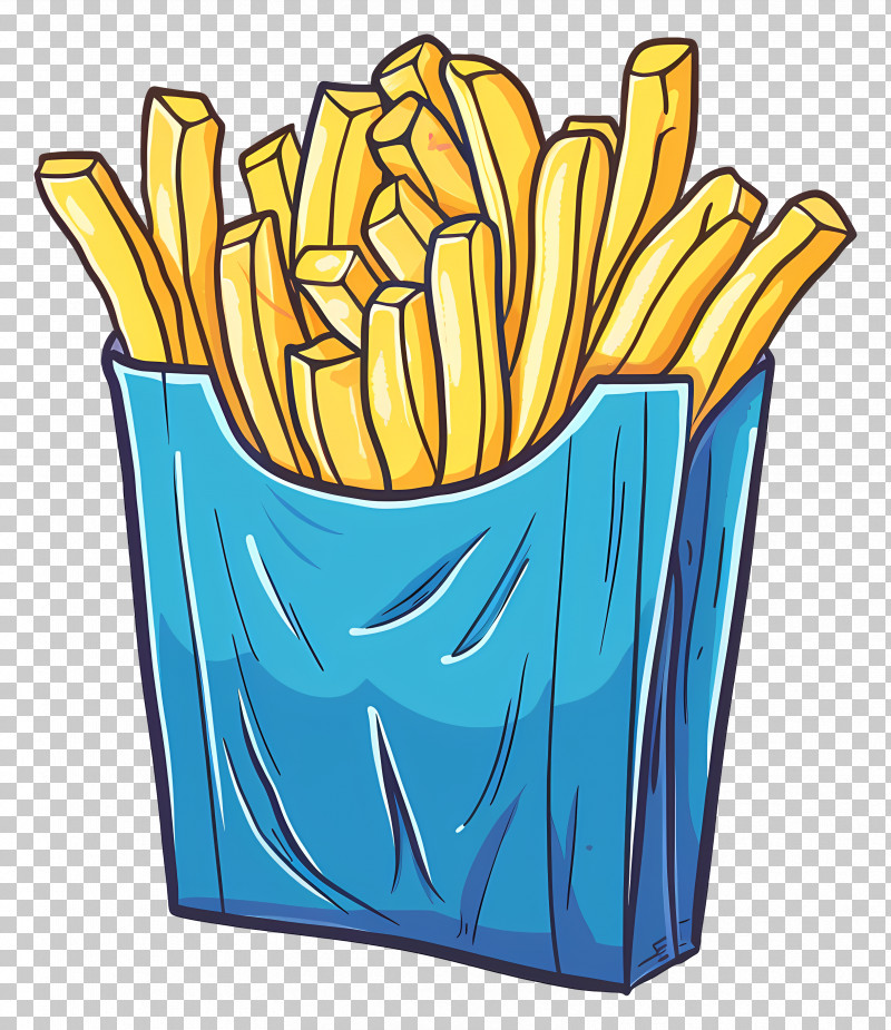 French Fries - Crispy French Fries In A Blue Box PNG, Clipart, Blue ...